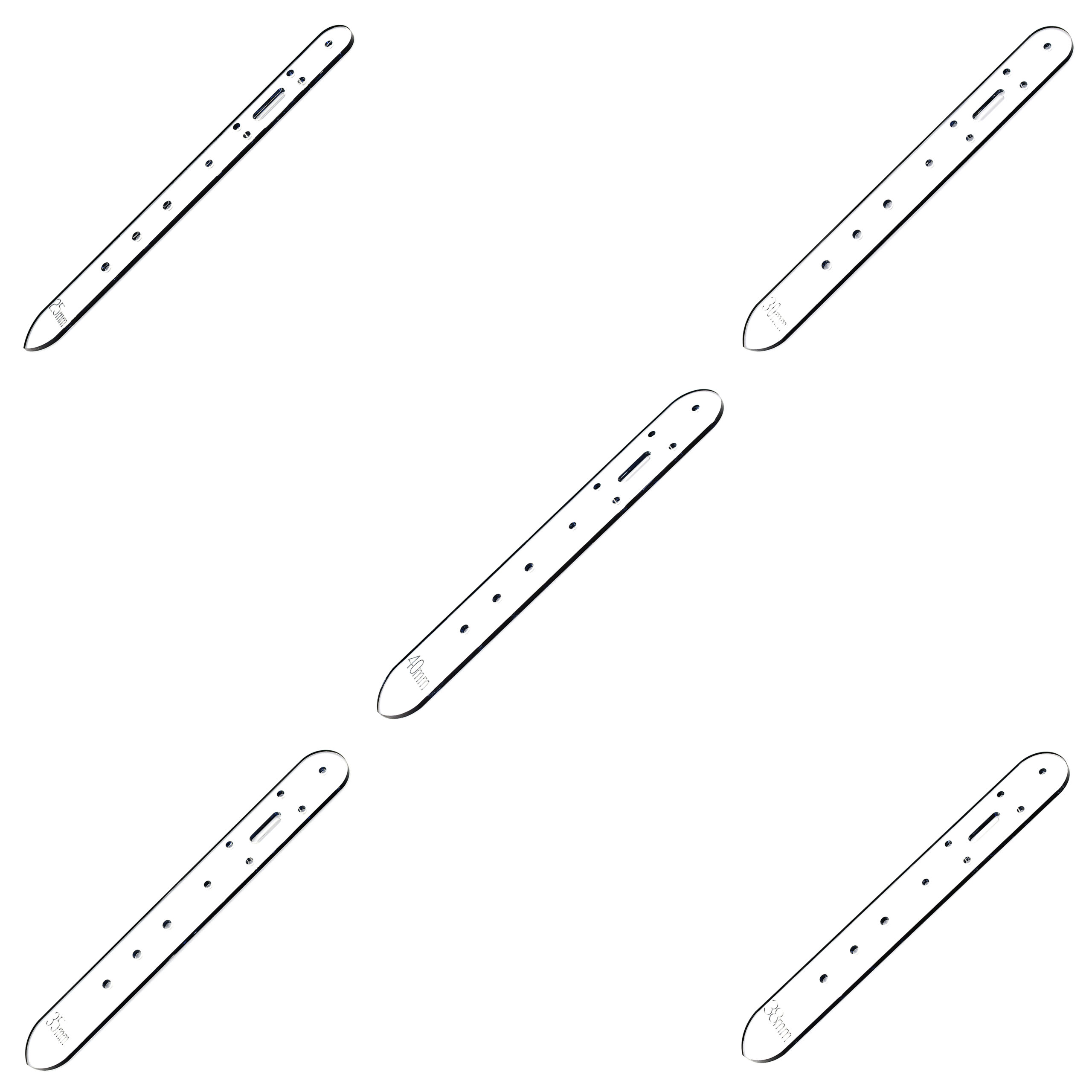 SILMEN Acrylic Belt Patterns Templates for making / repairing Belts ...